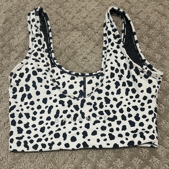 Balance Athletica | Tops | Balance Athletica Black And White Cow Print ...